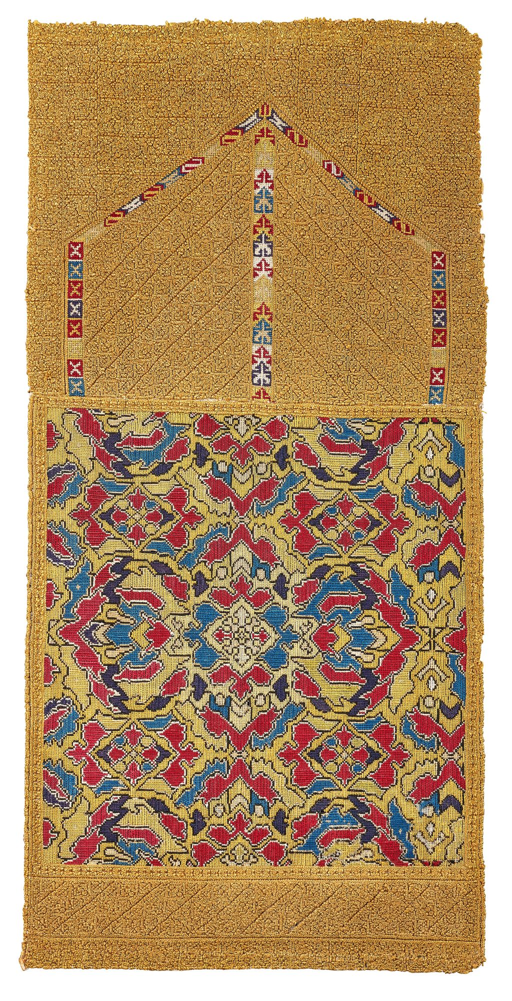 A Chefchaouen Silk Embroidery,