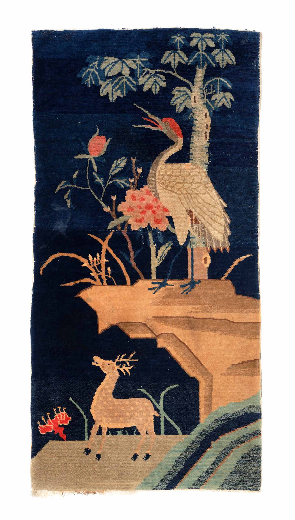 TAPIS PAO-TAO OU BAOTOU, Chine, dynastie Qing, vers 1900