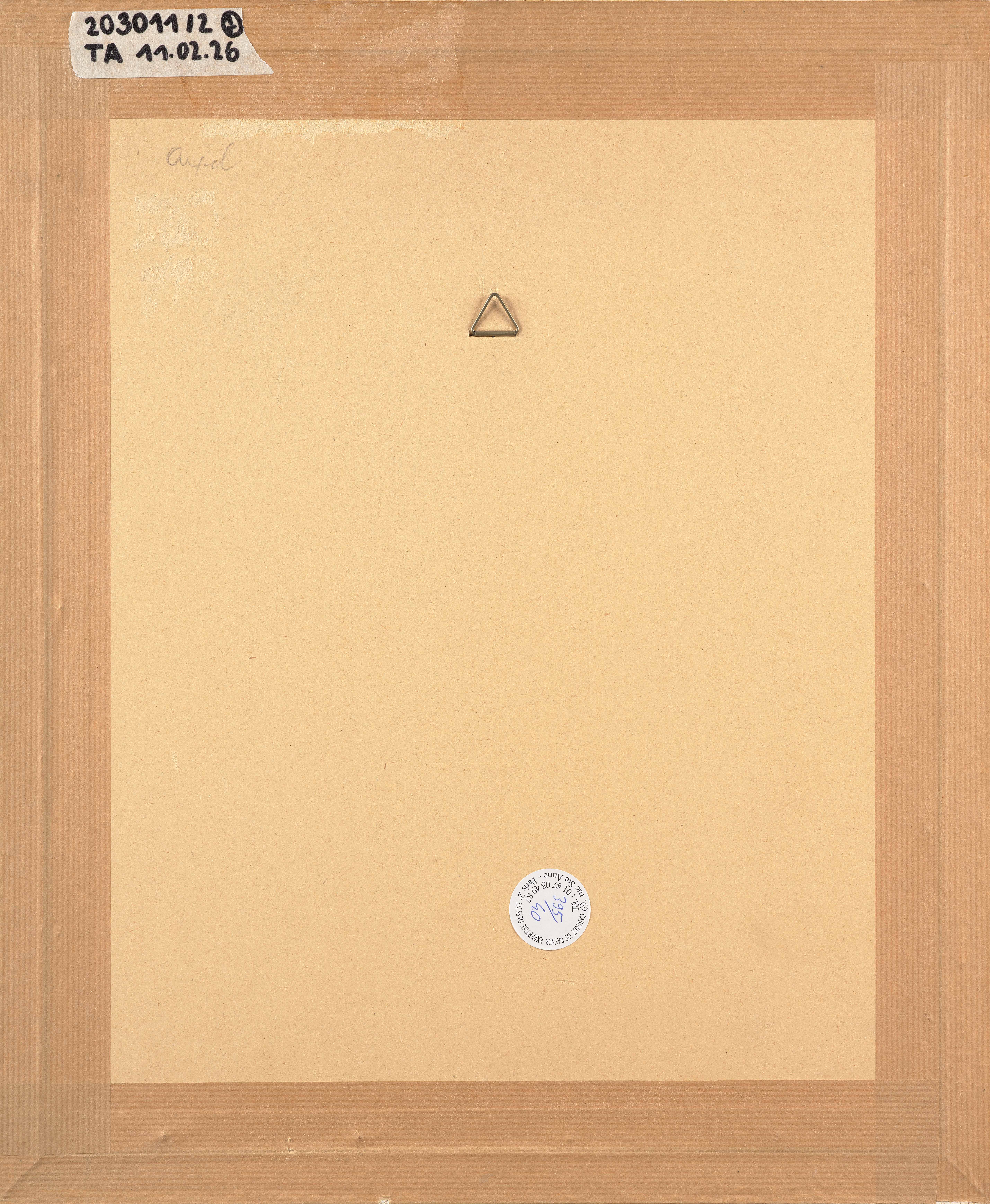 Caricature d'homme en pied, probablement Fra Giacinto Maria Barberio ...