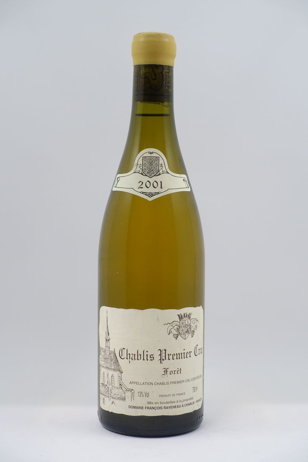 1 bt CHABLIS 2001 1er Cru Forêt. François Raveneau