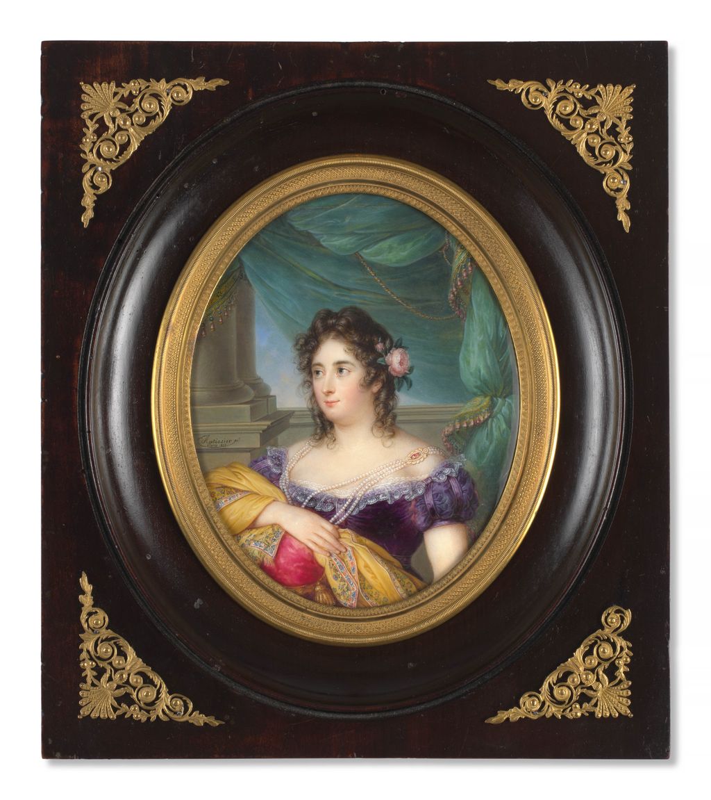 Portrait d’Eléonore La Plaigne, dite Mademoiselle Georges, ancienne ...