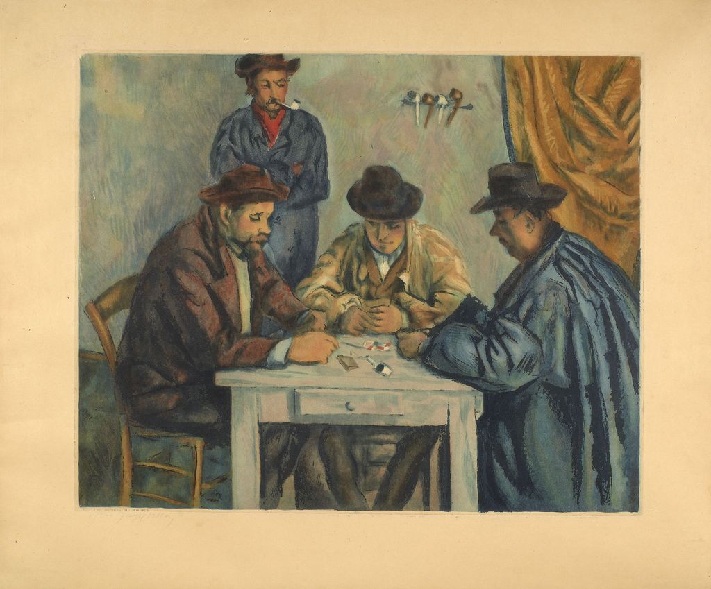 LA PARTIE DE CARTES, 1929