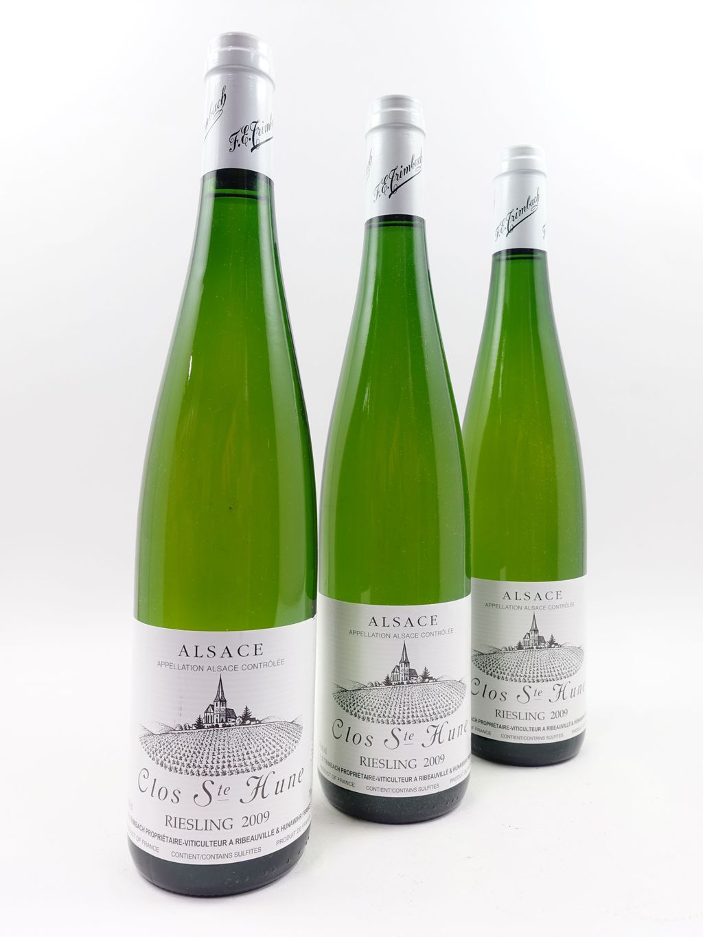 8 bouteilles ALSACE RIESLING 2009 Clos Sainte Hune
