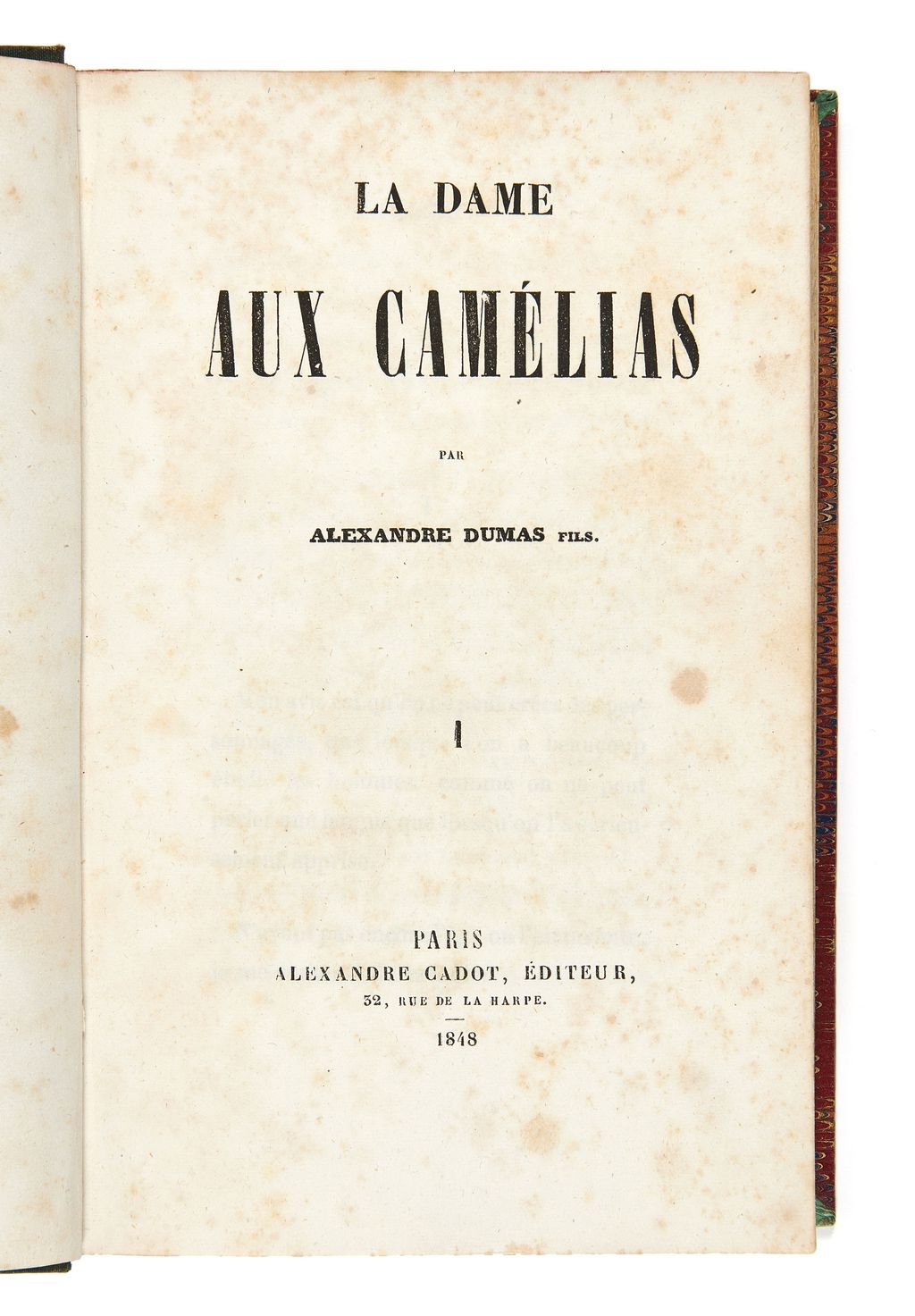 Paris, Alexandre Cadot, 1848.