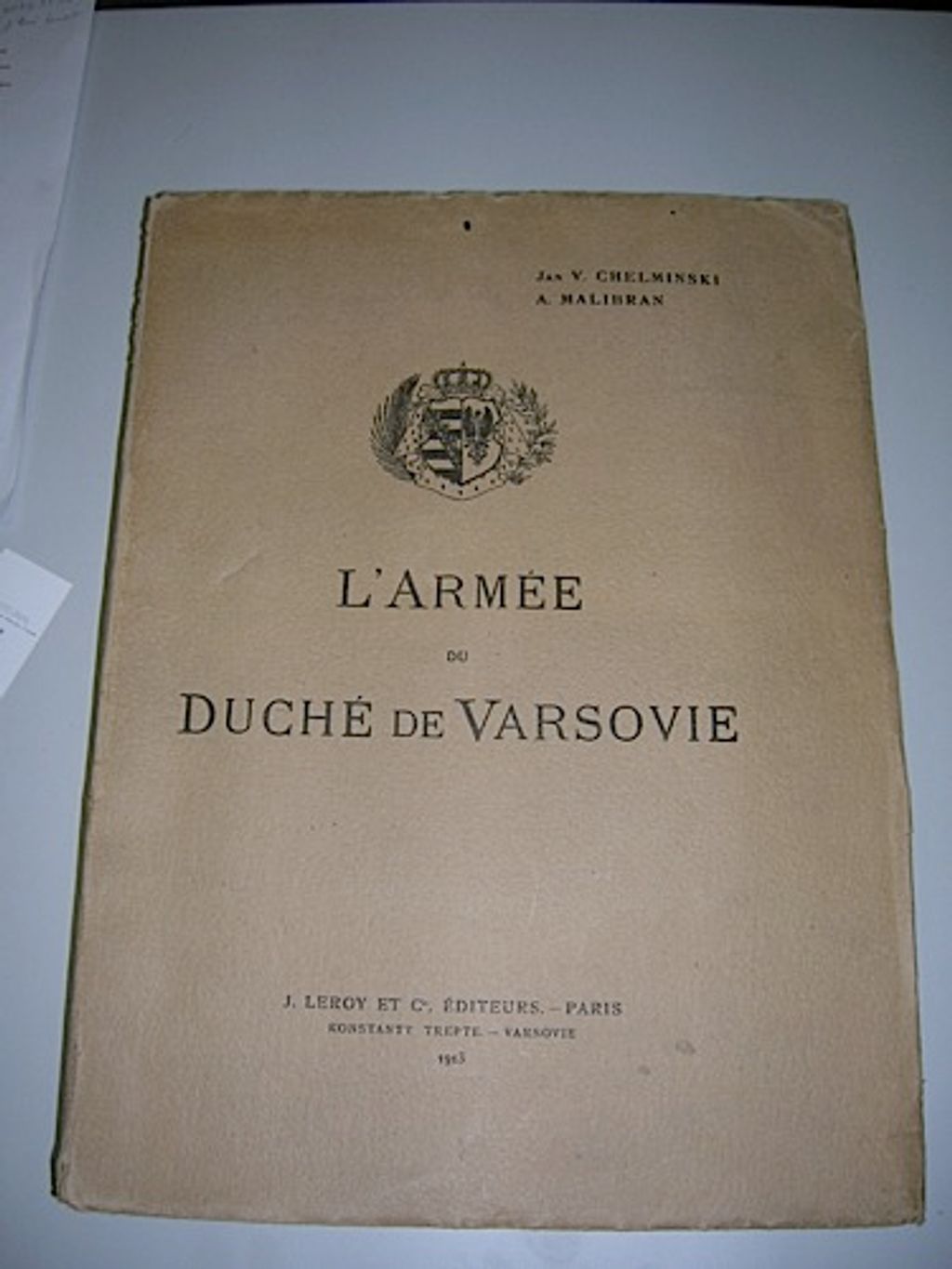 L'ARMEE DU DUCHE DE VARSOVIE 1807-1815 Ouvrage broché. Illustré par ...