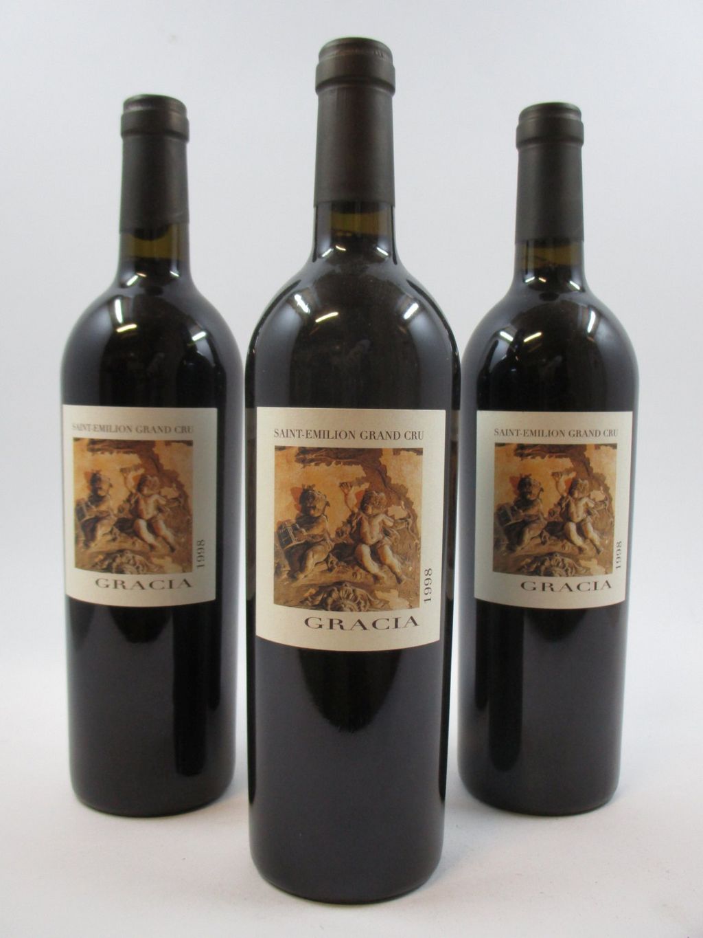 6 bouteilles CHÂTEAU GRACIA 1998 GC Saint Emilion (cave 4) | Artcurial