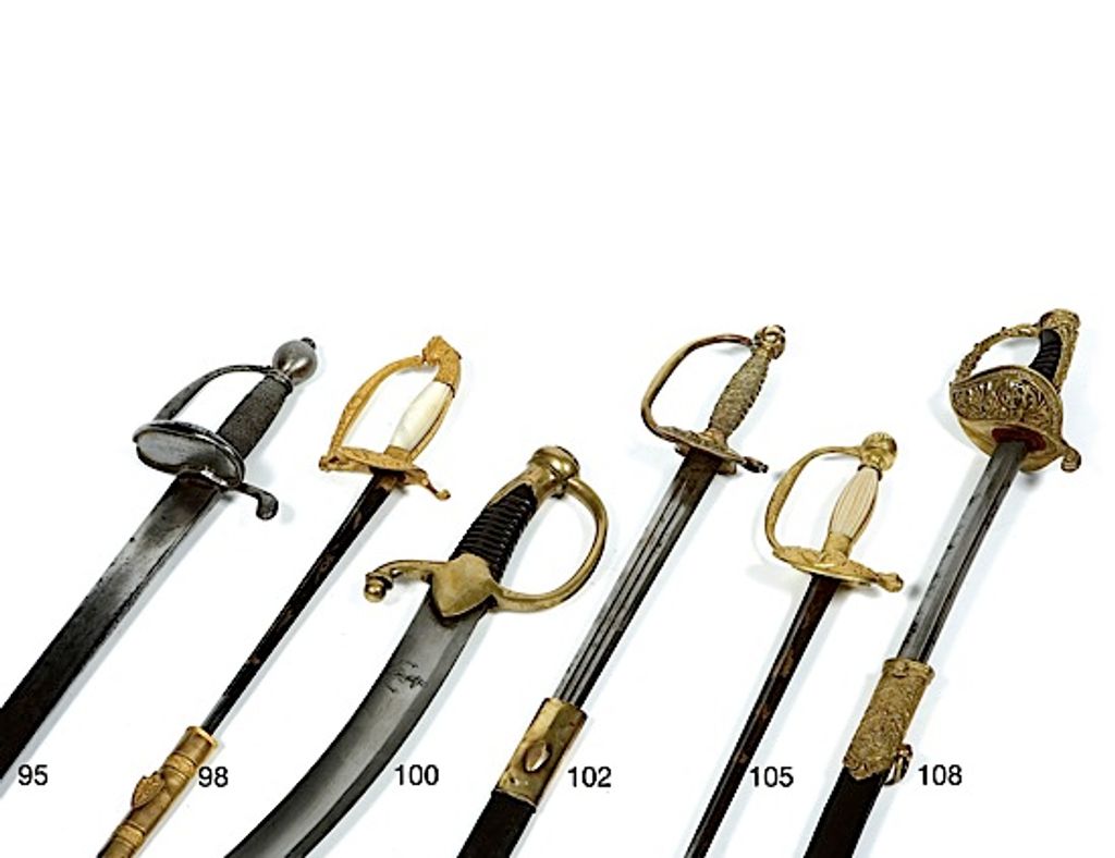 SABRE DE BORD dit « de LOUVOIS » Monture fer à une branche et pontat simple