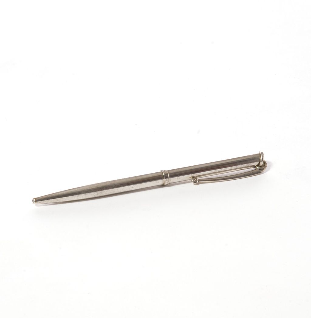 HERMES Paris made in france Rare stylo"Allegro" (4601A)en argent poli ...