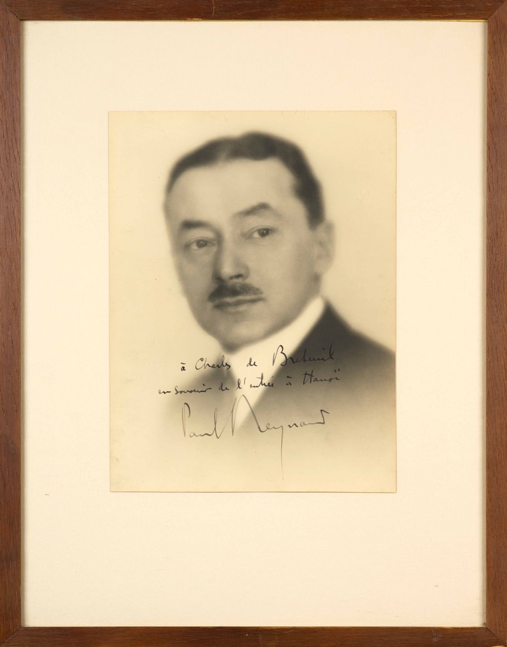 Portrait de Paul Reynaud en costume de ville