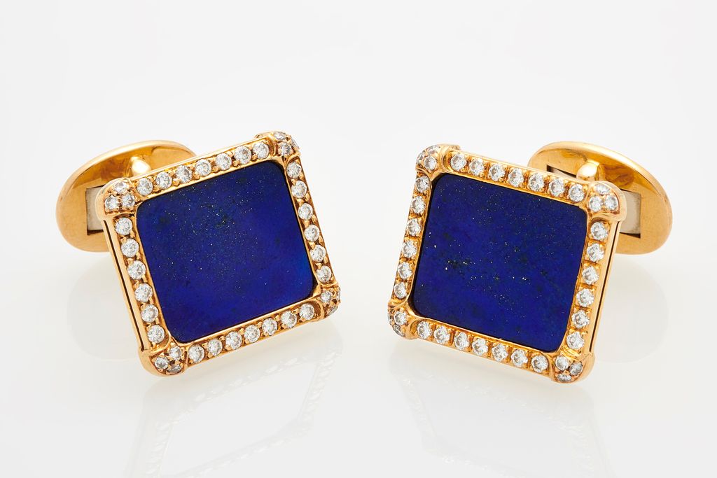 PATEK PHILIPPE Paire de boutons de manchette